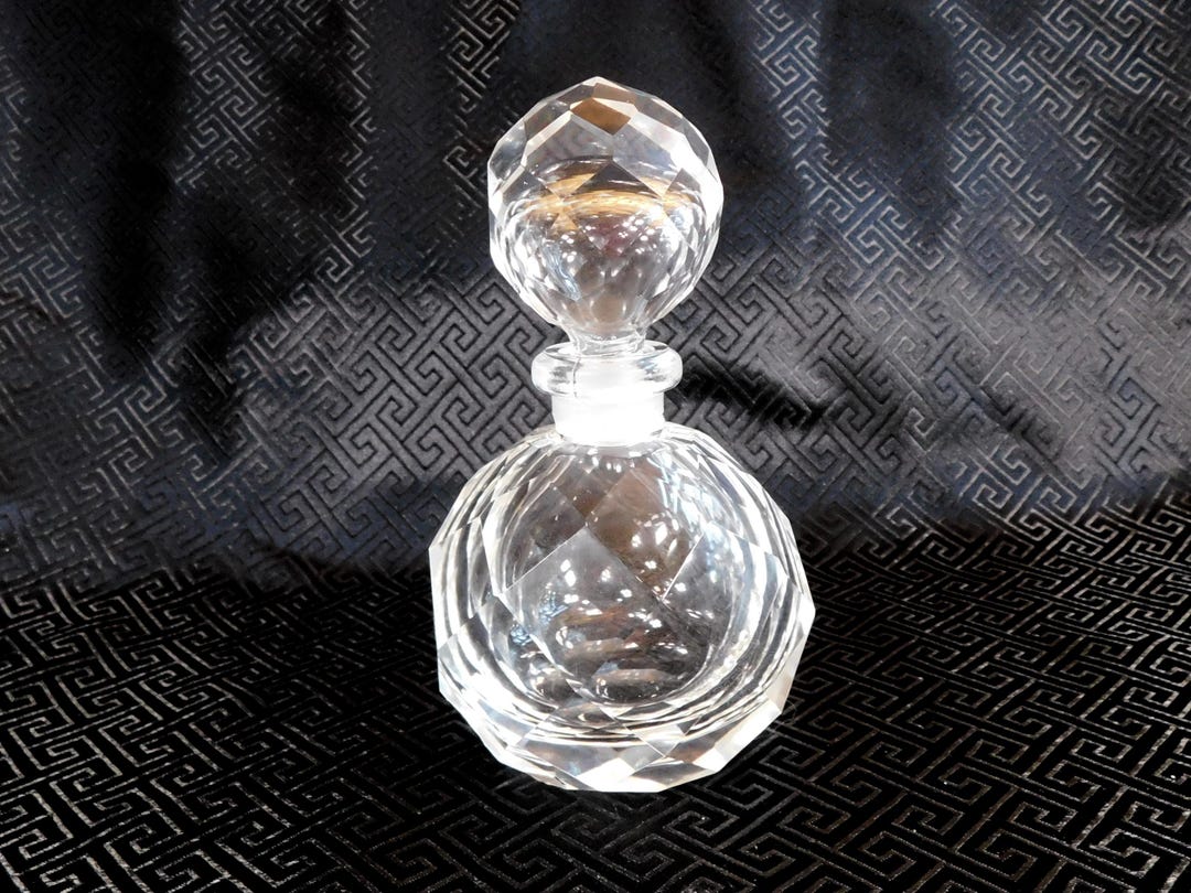 Irice Brand Cut Crystal Perfume Bottle # 22197 - Etsy