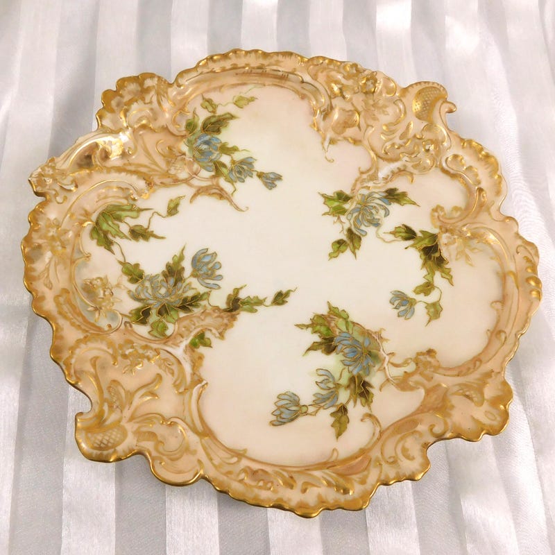 Austrian Painted Plate - Etsy UK