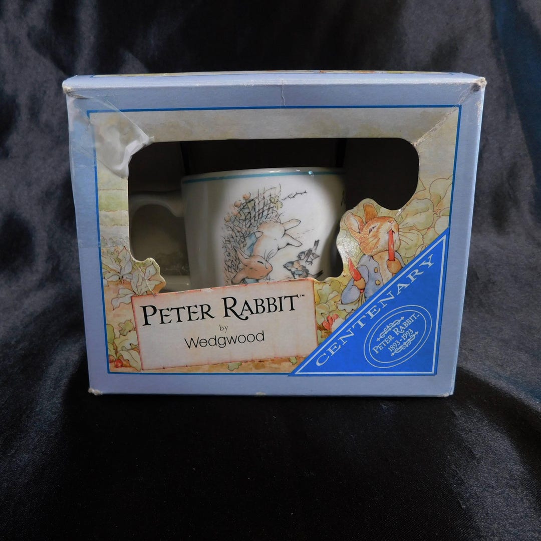 New Boxed Peter Rabbit Cup by Wedgewood # 22955 - Etsy