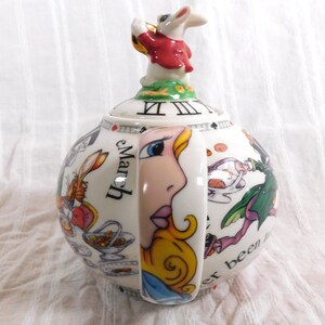 Cardew Designs Alice in Wonderland Teapot 24523 - Etsy