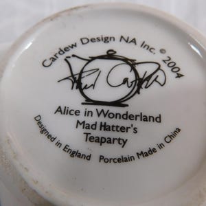 Cardew Designs Alice in Wonderland Teapot 24523 - Etsy