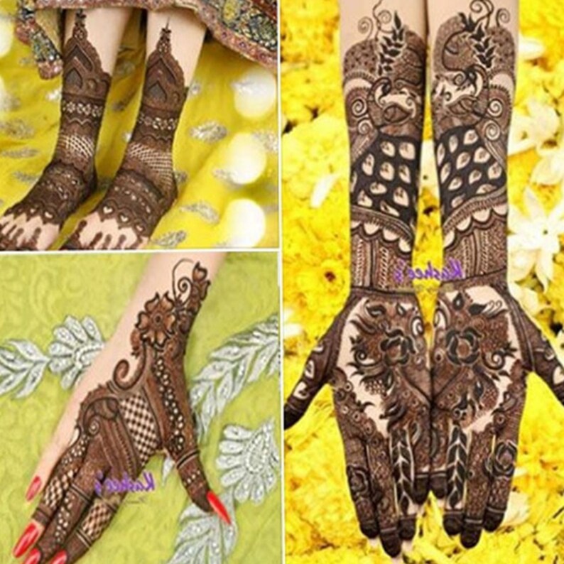 100% Pure & Natural Henna Mehndi Powder, Black Henna Mehndi Powder ...