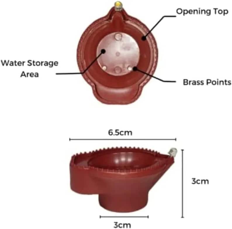 LED Water Sensor Diyas, Pack of 12/24 Diyas, Water Magic Diya Reusable ...