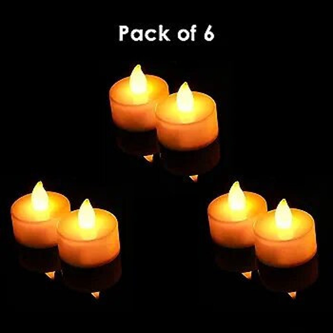 Tea Light Mini LED Plastic Candles With Bright Light, Flameless ...