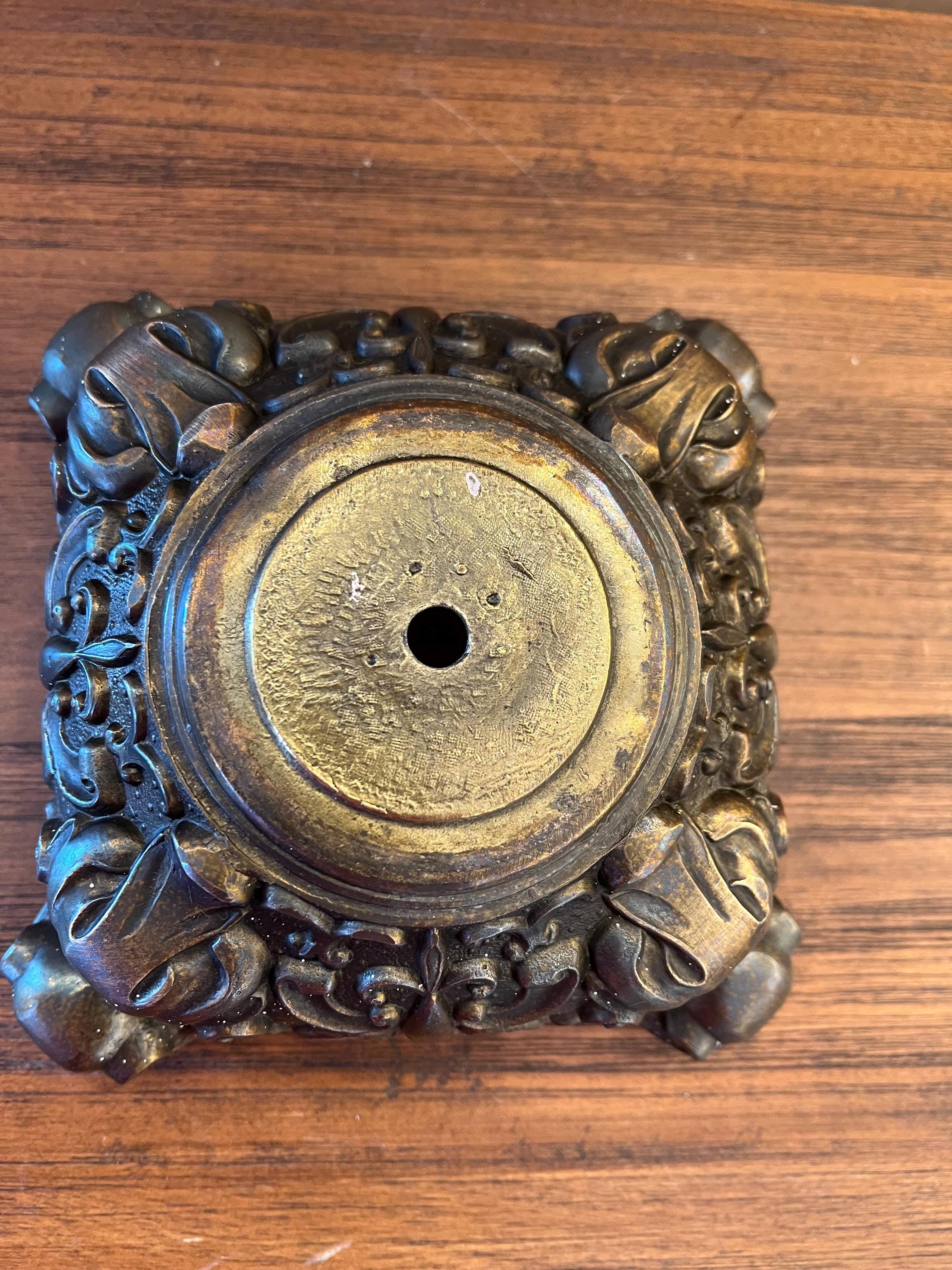Vintage Ornate Heavy Die Cast Metal Lamp Base, Display Base - Etsy
