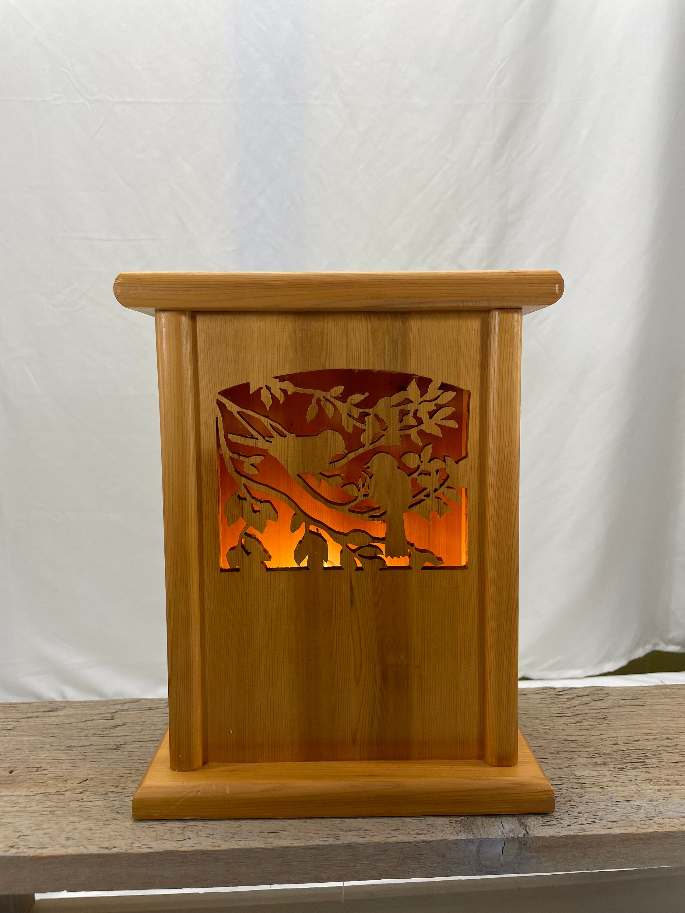 Hand Crafted Wood Light Box - Etsy