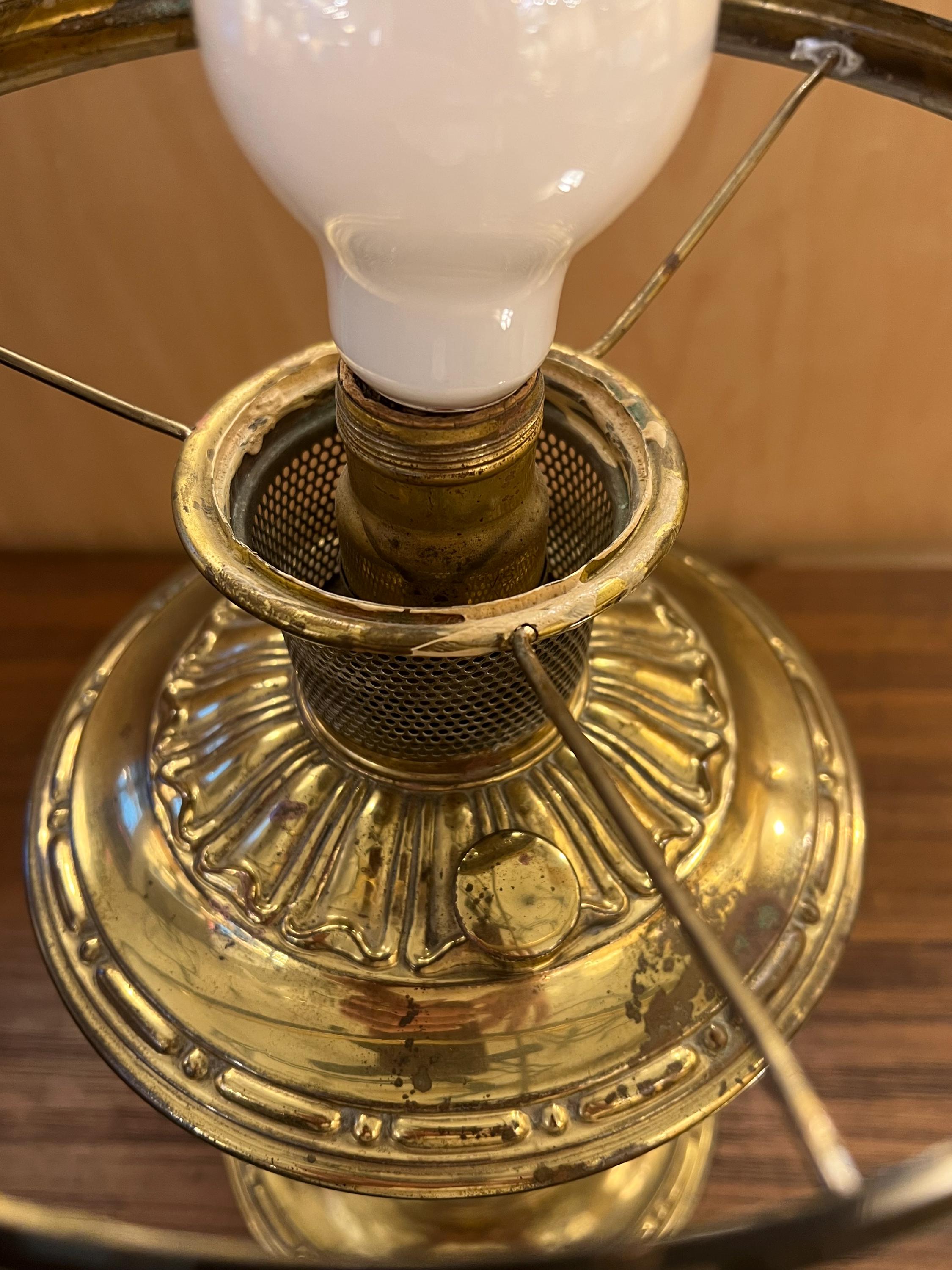 Antique Aladdin Model #8 Solid Bass Oil Lamp Base That Has Been ...