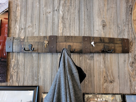 Handmade Coat and Key Rack | Etsy