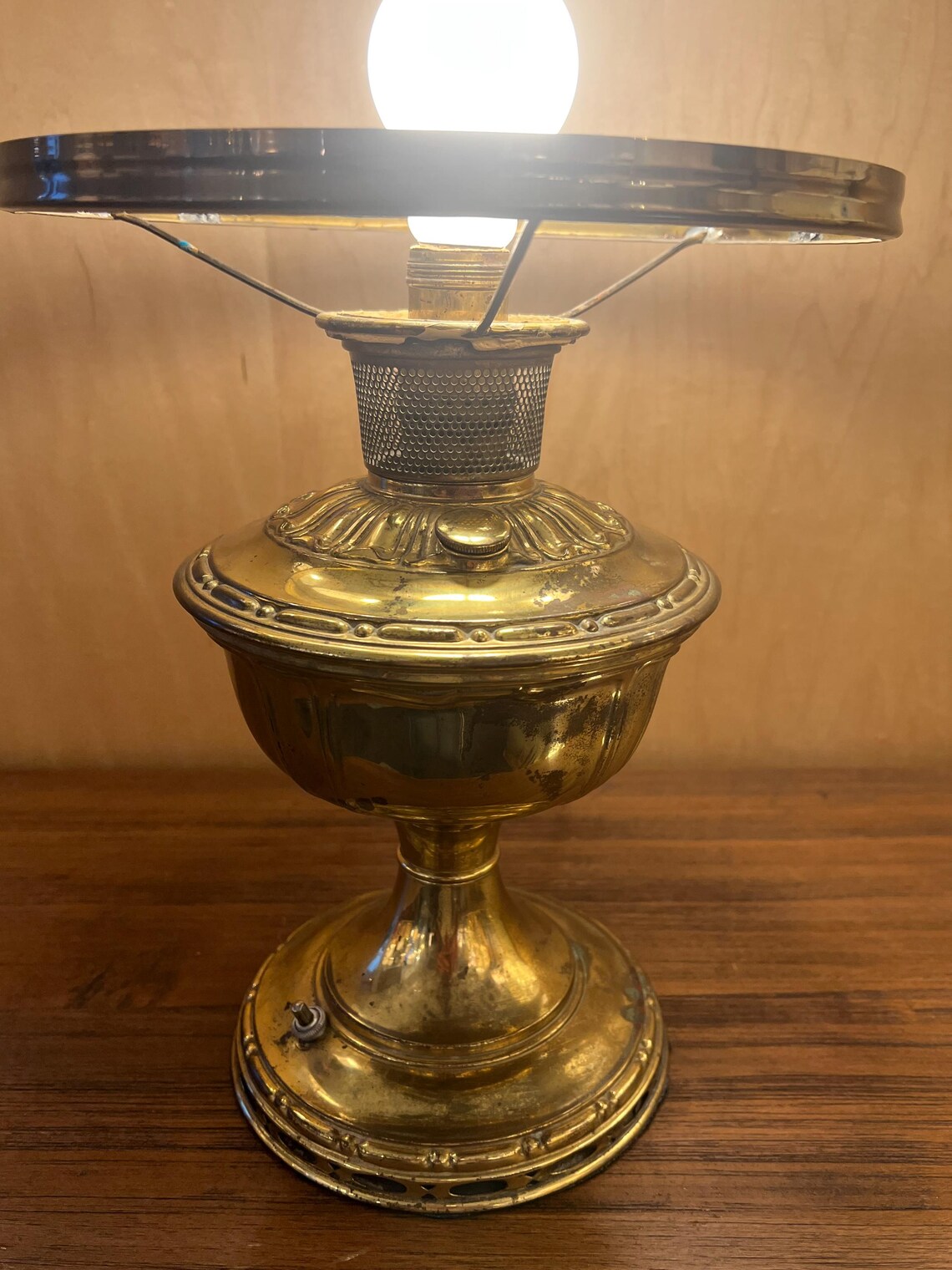 Antique Aladdin Model #8 Solid Bass Oil Lamp Base That Has Been ...
