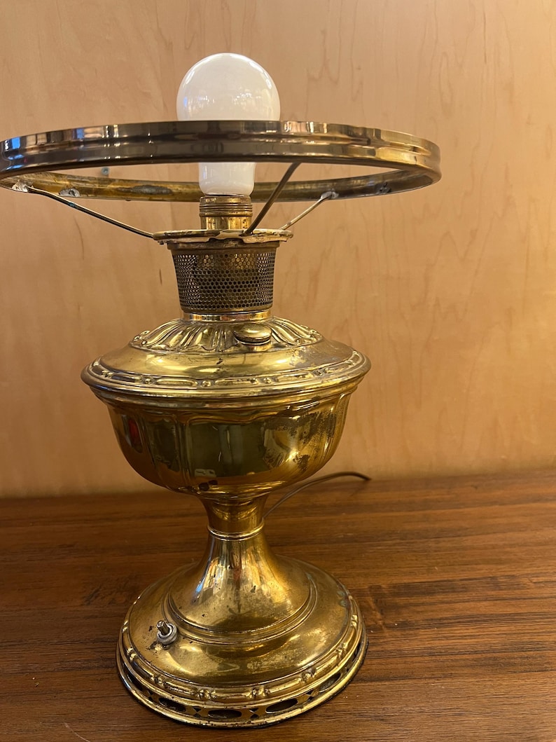 Antique Aladdin Model #8 Solid Bass Oil Lamp Base That Has Been ...
