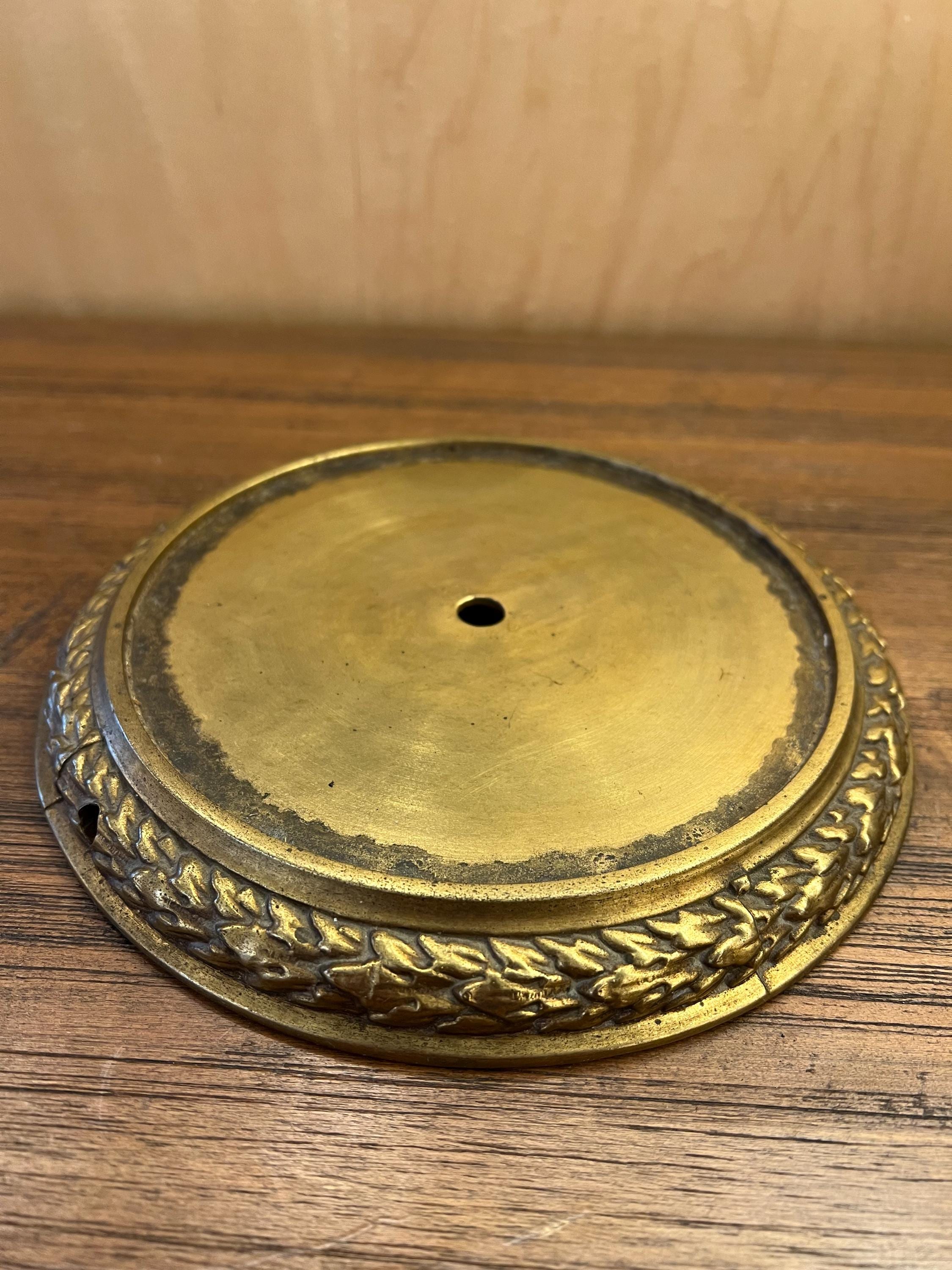 Vintage Heavy Brass Lamp Base, Cast Metal Display Stand - Etsy