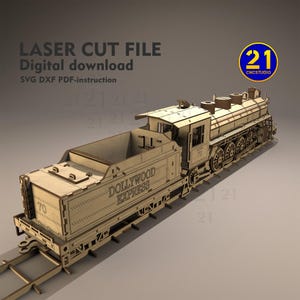 Dollywood Express No. 70 Detailed 3D Laser Cut Model Scale 1/32 SVG ...