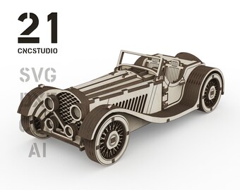 Laser Cut 3D Wooden Puzzle Loader Truck Toy Model Cdr Dxf Svg - Etsy