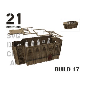 Catholic Church Laser Cut File, Dxf, Svg, Ai and Cdr, 3d Puzzle File ...
