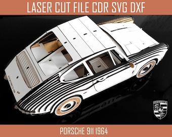 Porsche 911 Papercraft 3d - Etsy
