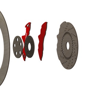 Sport Wheel Rims | 5 Layers 2.5d | Dxf, Svg, Ai, Cdr Laser Cut File - Etsy