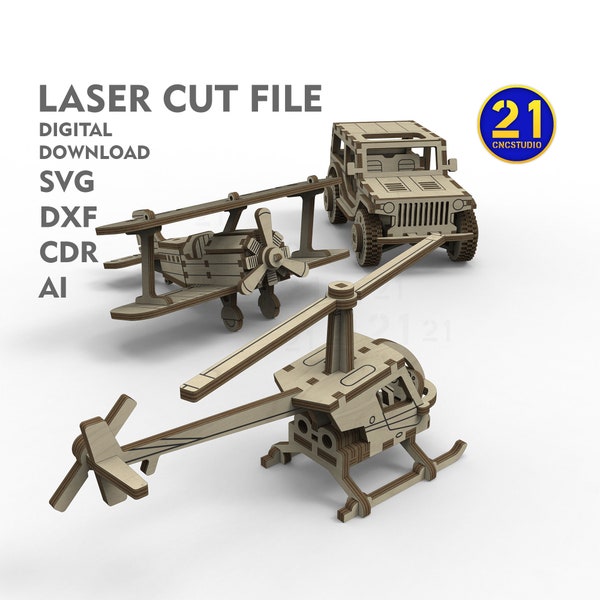 Laser Cut Models - Etsy