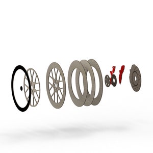 Sport Wheel Rims | 5 Layers 2.5d | Dxf, Svg, Ai, Cdr Laser Cut File - Etsy