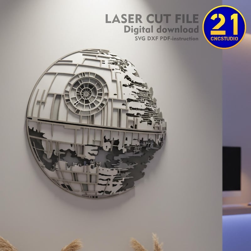 Death Star With Laser - Etsy