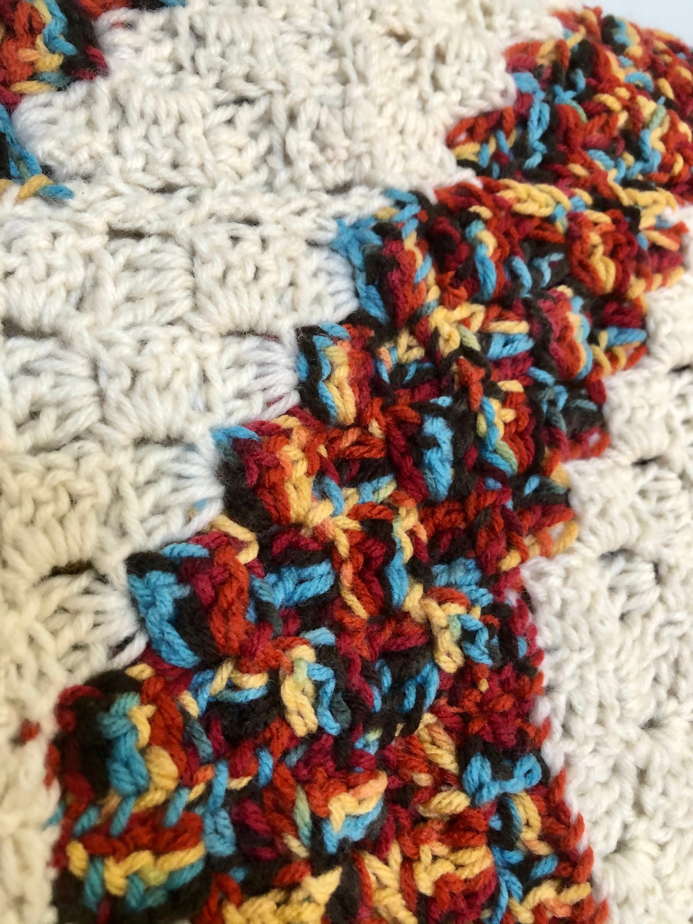 Center Spiral Crochet Baby Blanket Pattern - Etsy