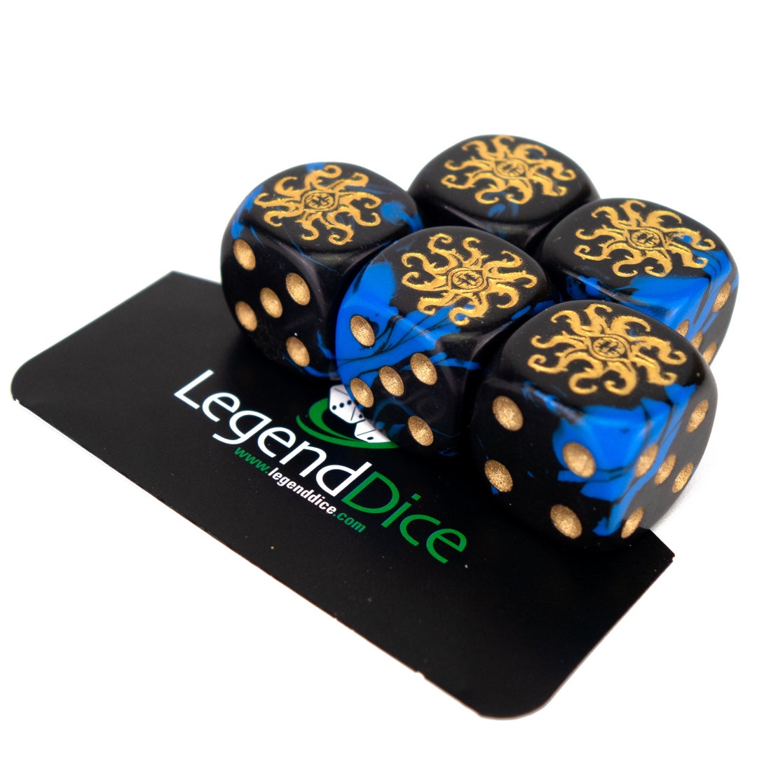 Legenddice Cthulhu Themed Perudo Liar Dice Oblivion Sets (5 Dice per ...