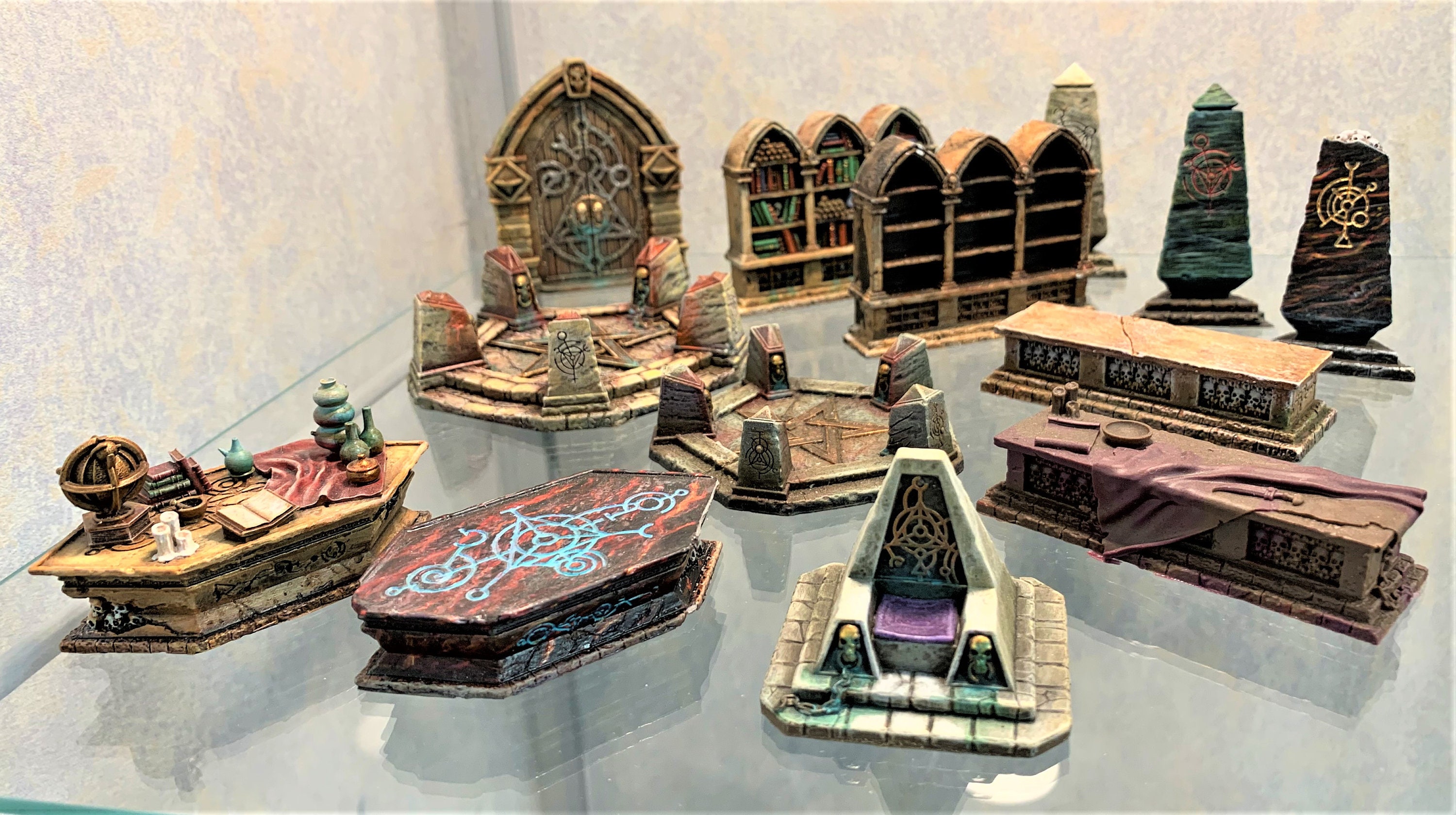 Necromancer Lair Full Set Resin Designed and Made by - Etsy