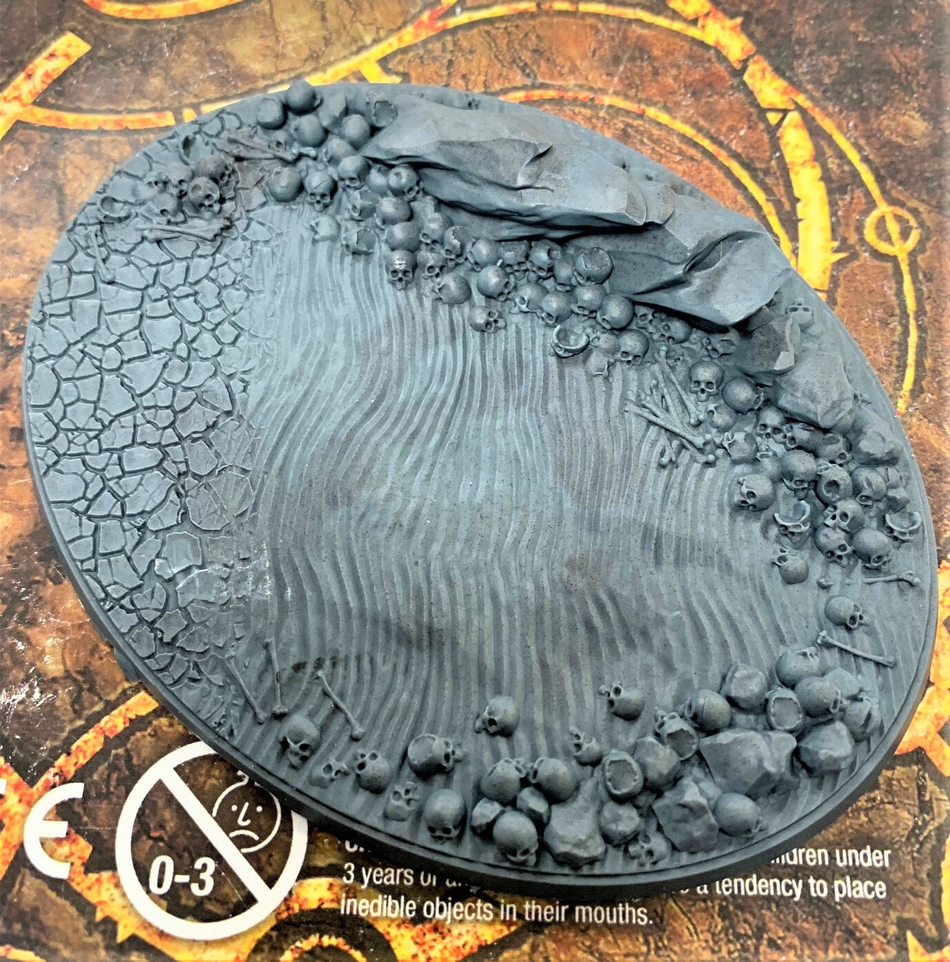 Sand and Skull Base 120mm X 92mm Oval Flying Monster Base X - Etsy UK