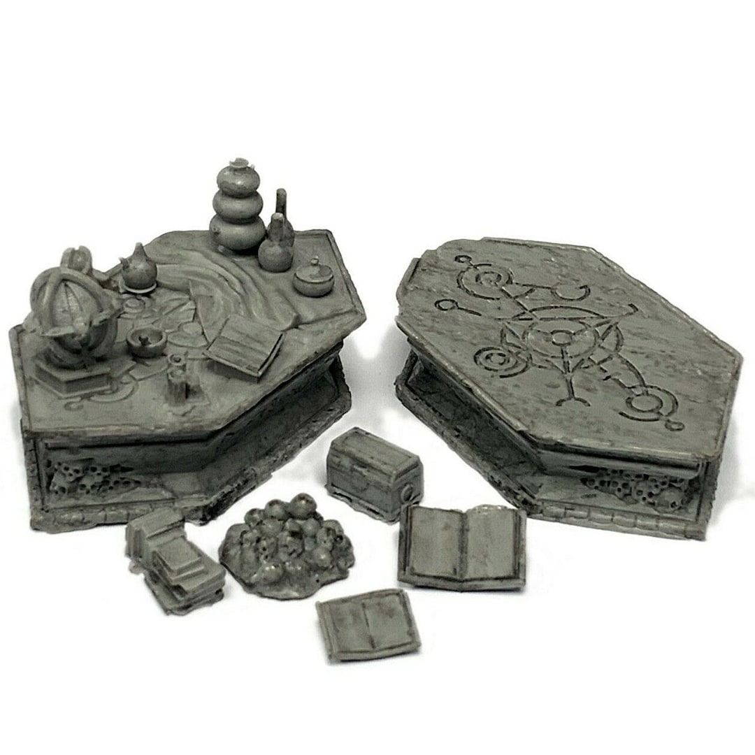 Necromancer Arcane Table Set - Resin - Designed and Made by Legendgames ...