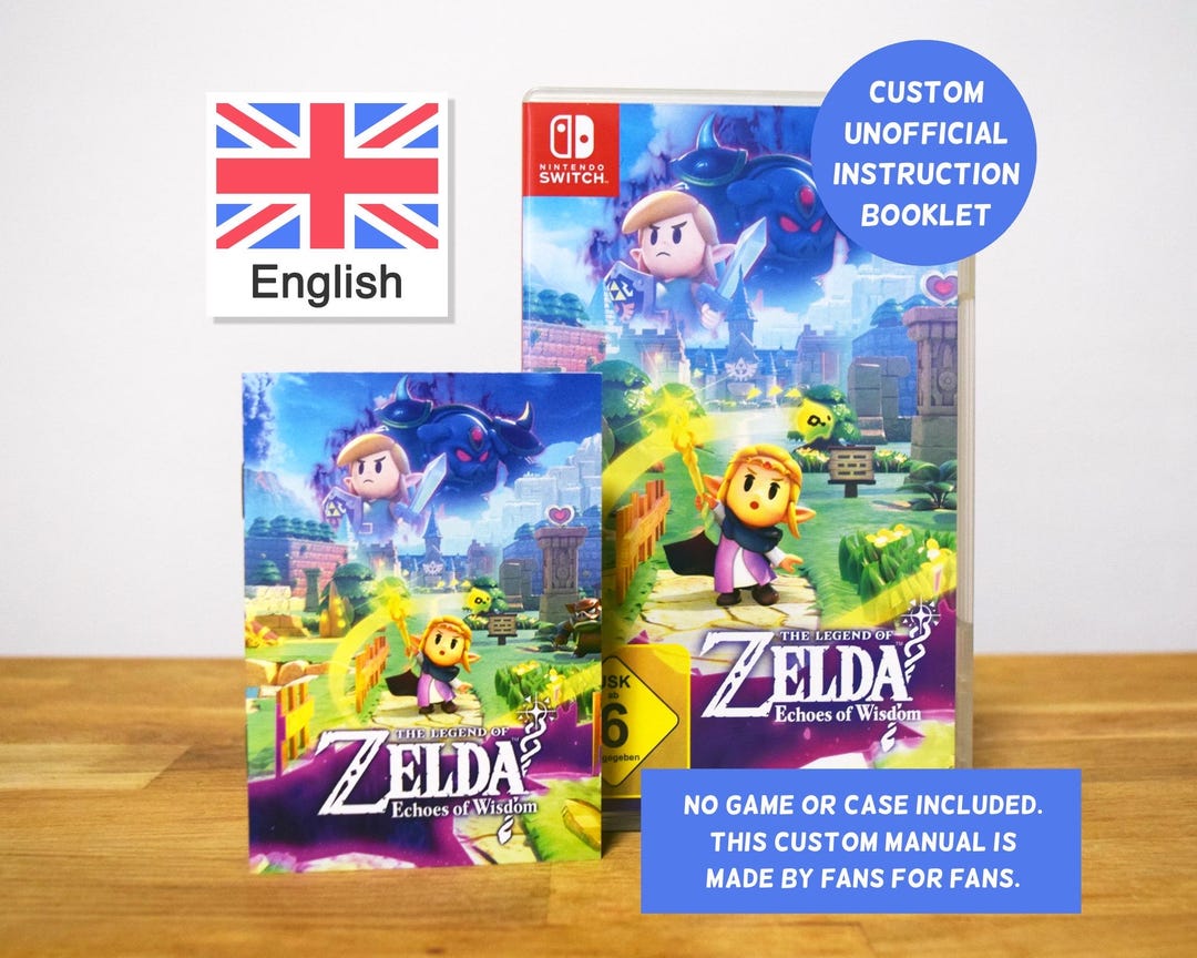 The Legend of Zelda: Echoes of Wisdom - English Instruction Booklet ...