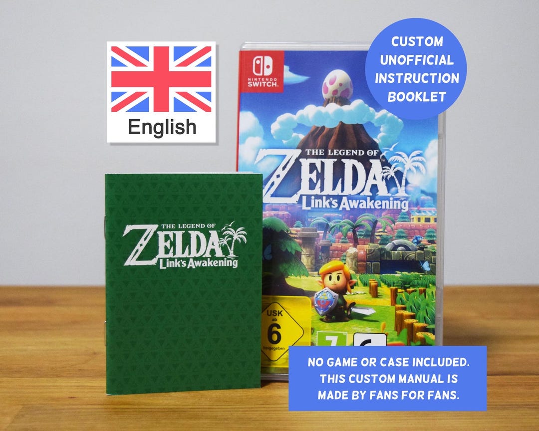 The Legend of Zelda: Links Awakening - English Instruction Booklet ...