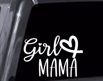 Girl Mama Decal | Etsy