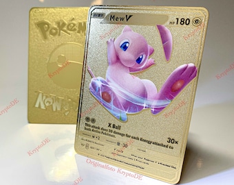 Mew V Gold Card - Etsy