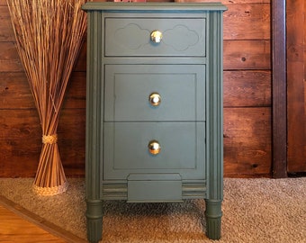Emerald Green Side Table - Etsy
