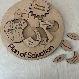 LDS Plan of Salvation Missionary Tool Puzzle Laser Gift - Etsy