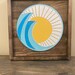SUN and Wave 3D Wood Sign Handmade Wood Sign Wall Decor - Etsy