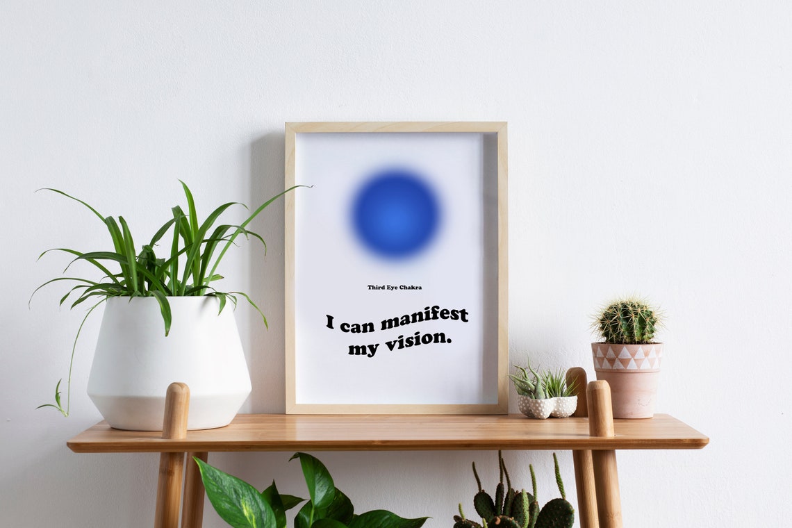Manifest Vision Third Eye CHAKRA Affirmations DIGITAL DOWNLOAD ...