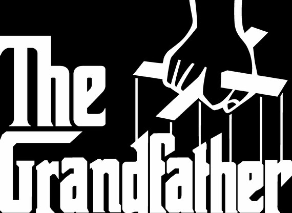 The Grandfather the Godfather Puppet Emblem Svg Cut File - Etsy
