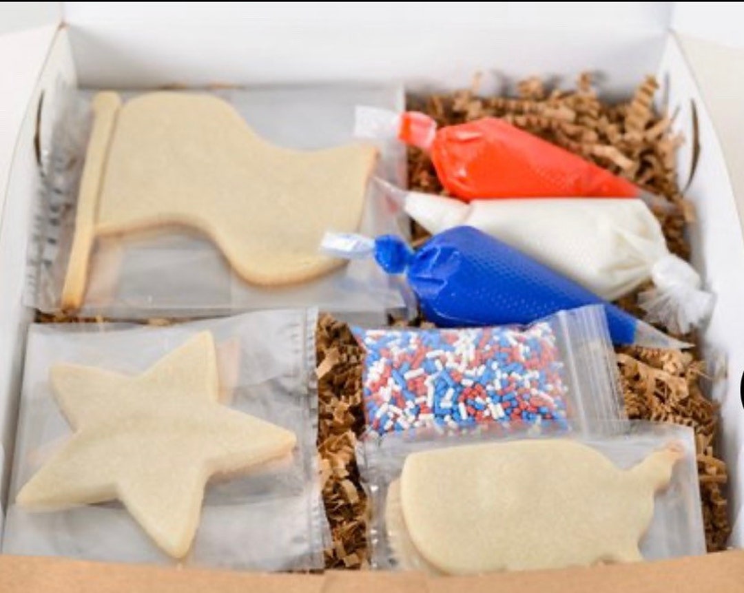 Fourth of July / DIY Cookie Kit / Decorate Your Own / Sugar Cookies ...