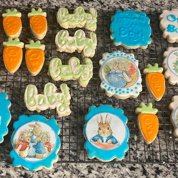 Peter Rabbit Cookies - Etsy