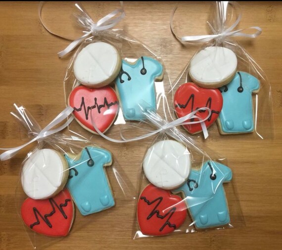 Nurses Week / Cookies / Decorated Cookies / Dessert / Thank a - Etsy