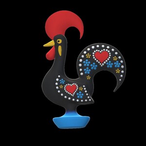 Galo De Barcelos 3D Model Carving CNC Router - Etsy