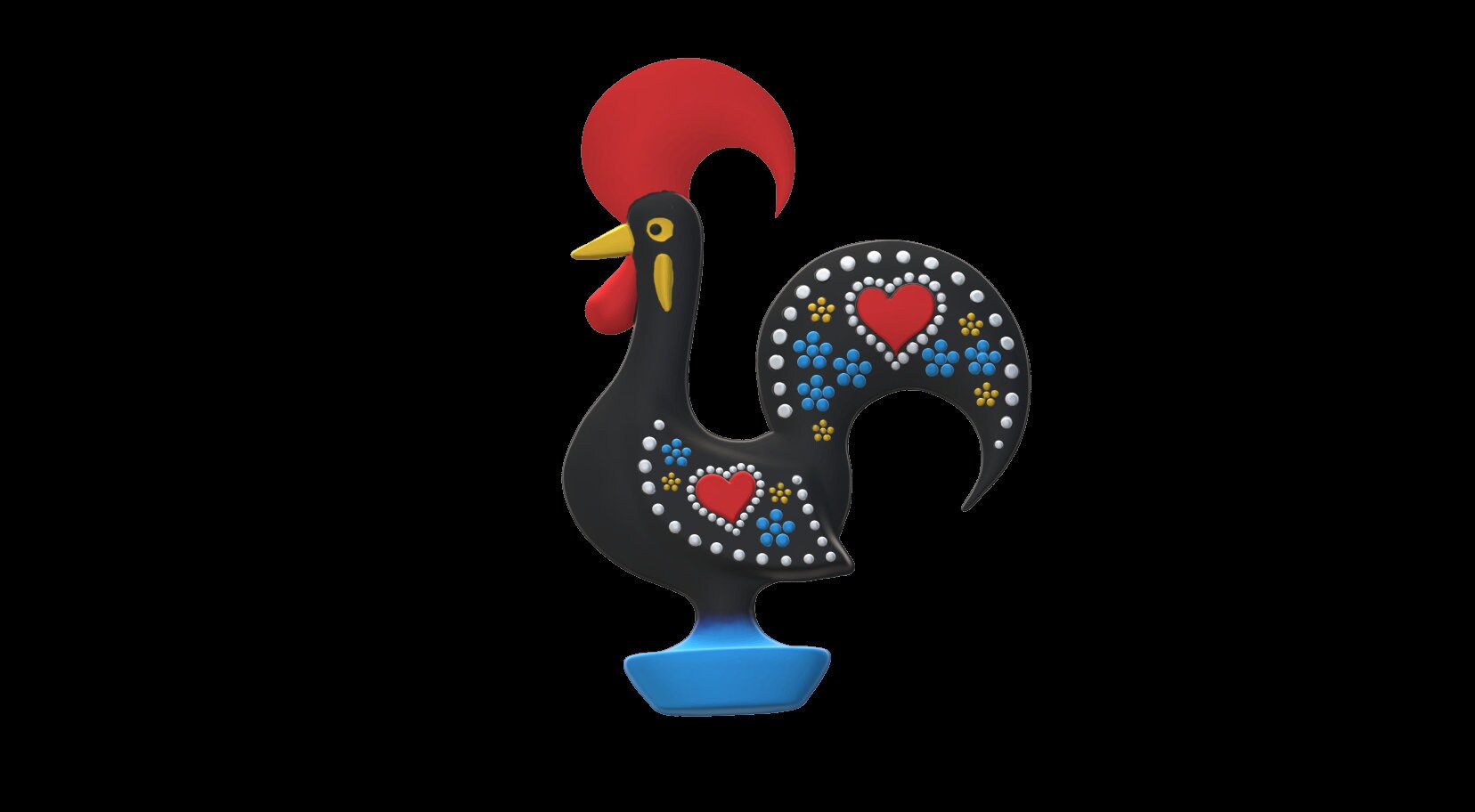 Galo De Barcelos 3D Model Carving CNC Router - Etsy