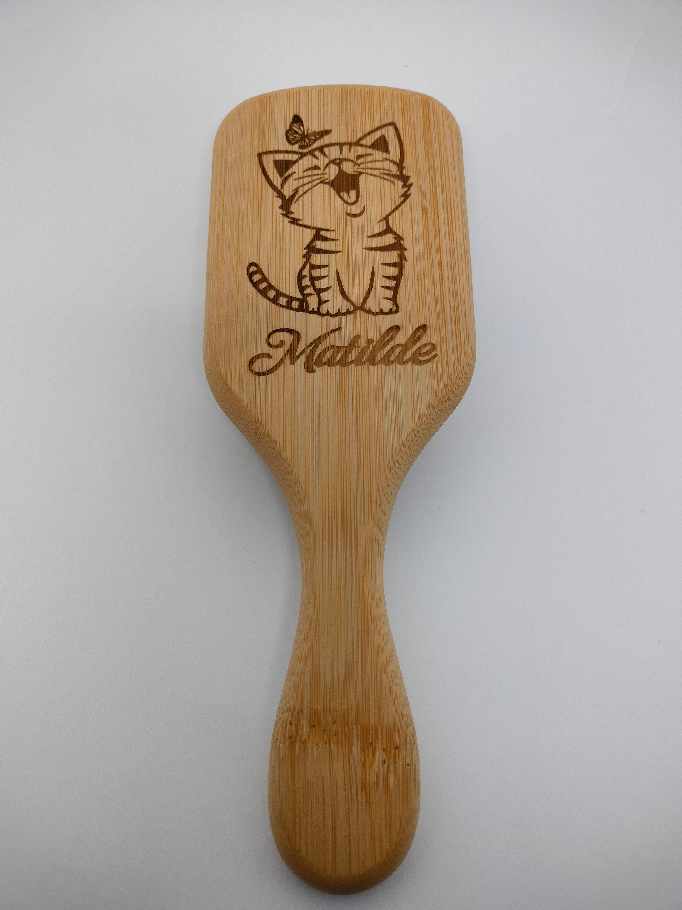 Custom Bamboo Hair Brush - Etsy