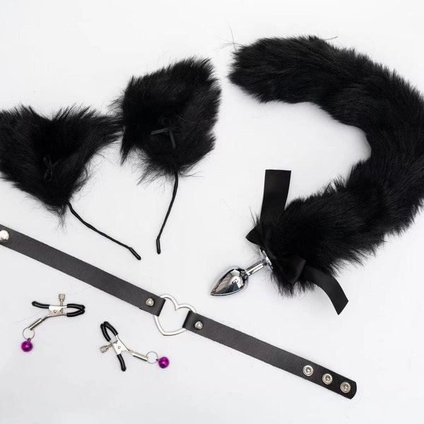 Tail Butt Plug And Ears Etsy