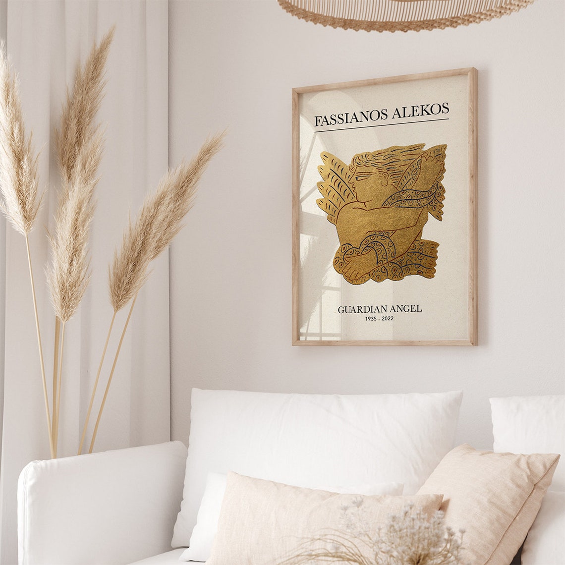 Fassianos Alekos, Fassianos, Greek Art, Angel, Guardian Angel, Minimal ...