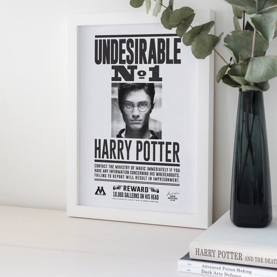 Wanted Wizard Poster Personalized Custom Poster Inspired - Etsy