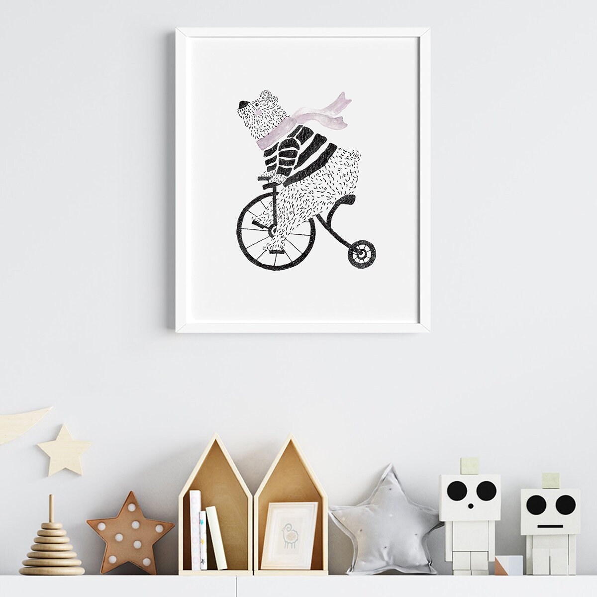 Set of 4 Posters, Kids Room Posters, Bears Poster, Baby Posters ...