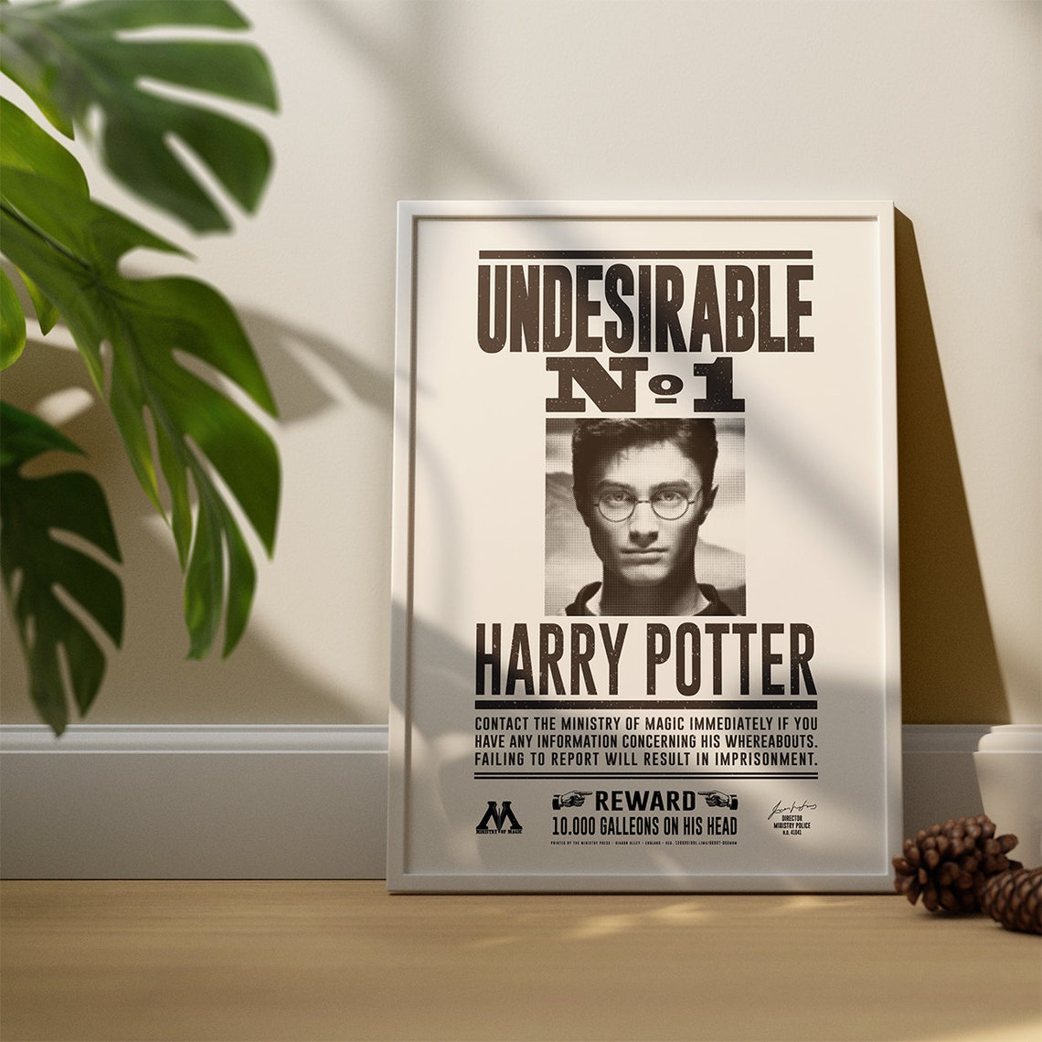 Wanted Wizard Poster Personalized Custom Poster Inspired - Etsy