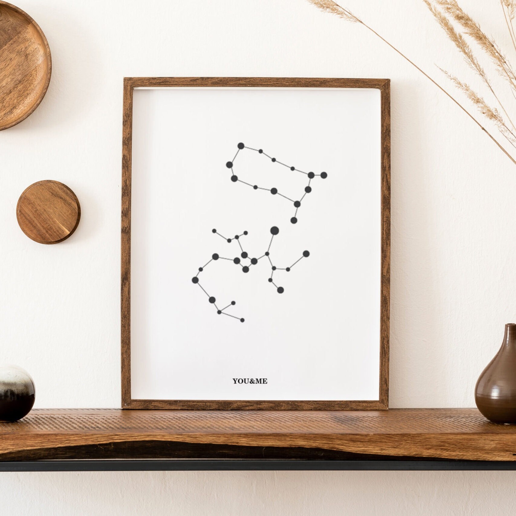 Minimalist Zodiac Sign Print, Star Sign Print, Astrology Print ...