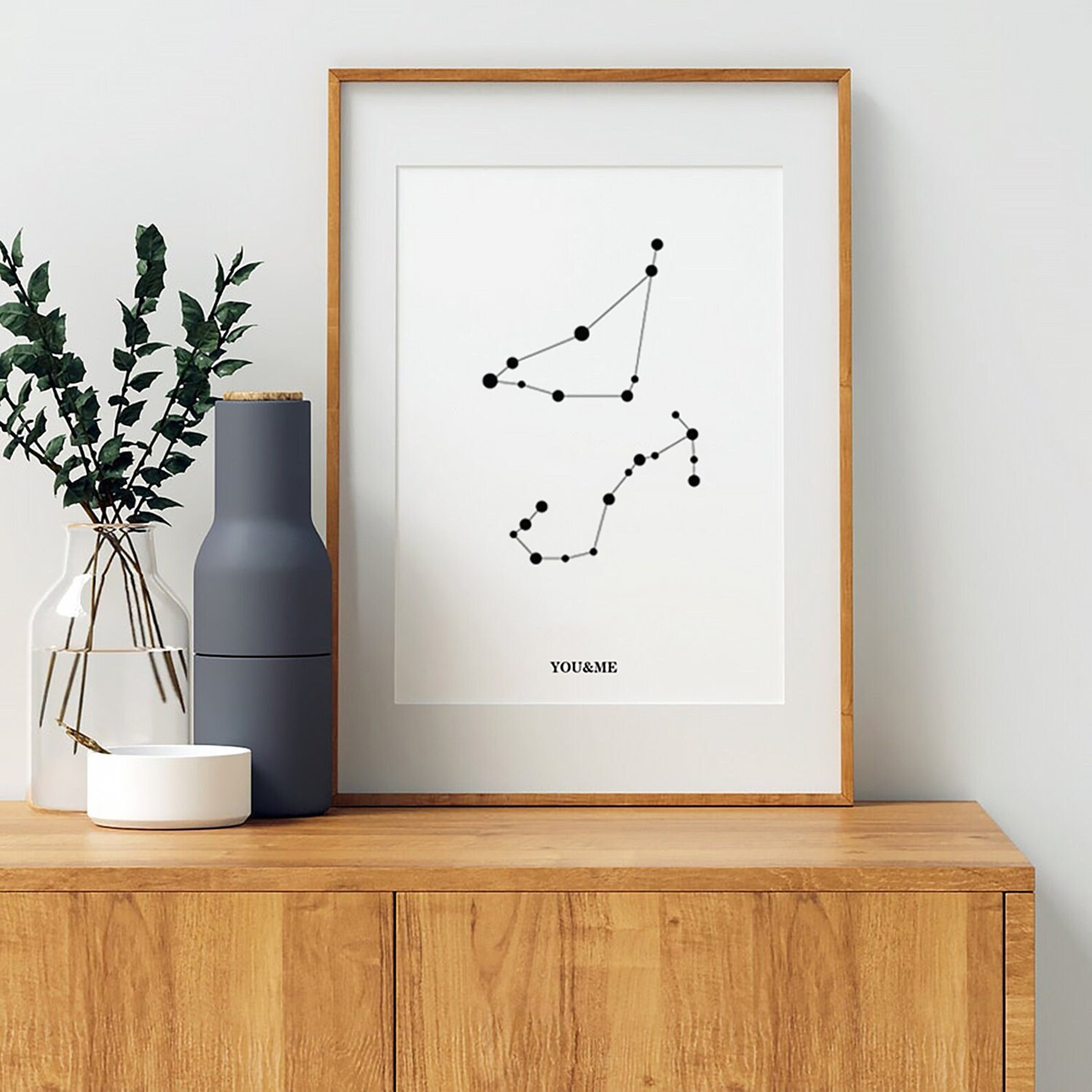 Minimalist Zodiac Sign Print, Star Sign Print, Astrology Print ...